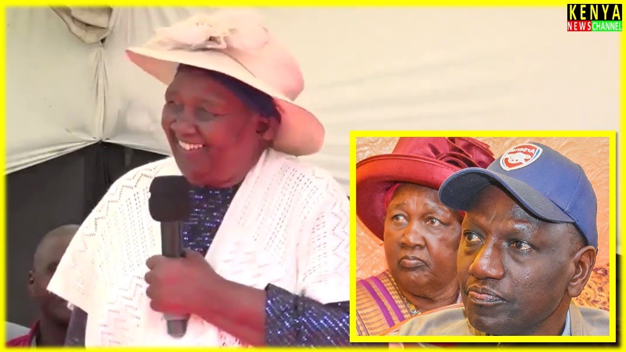 LIKE MOTHER LIKE SON! LISTEN TO RUTO'S MOM SARAH BRILLIANT FUNNY SPEECH ...