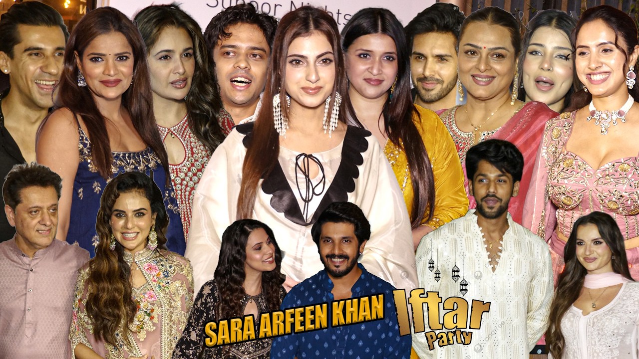 UNCUT - Sara Arfeen Khan Iftar Party | Farhana Bhatt, Archana, Baseer ...