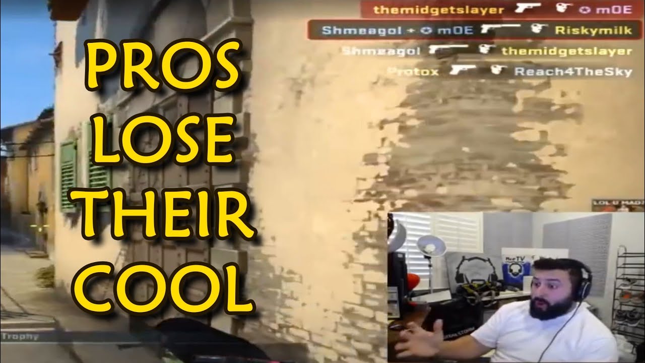 FUNNY CSGO PRO RAGE MOMENTS - YouTube