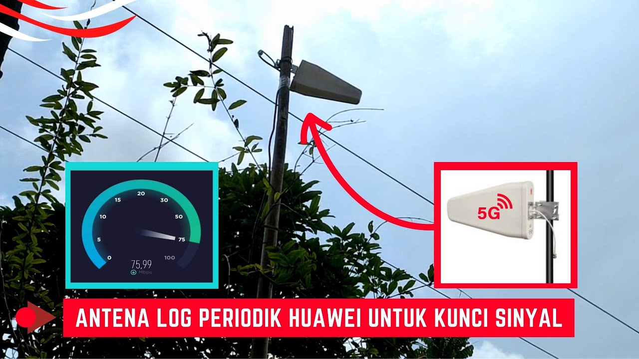 Antena Log Periodik Huawei Untuk Kunci Sinyal di Band 40 Telkomsel ...