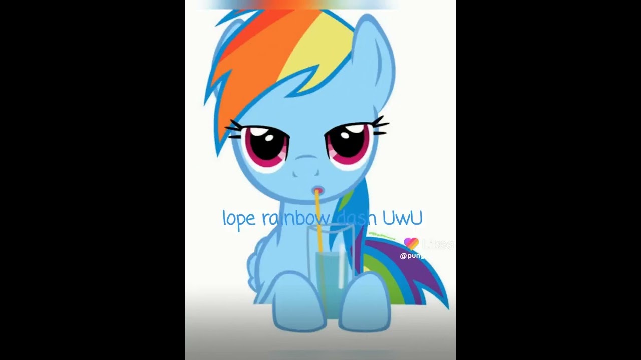 RAINBOW DASH 🤩🥰😘🌺 - YouTube