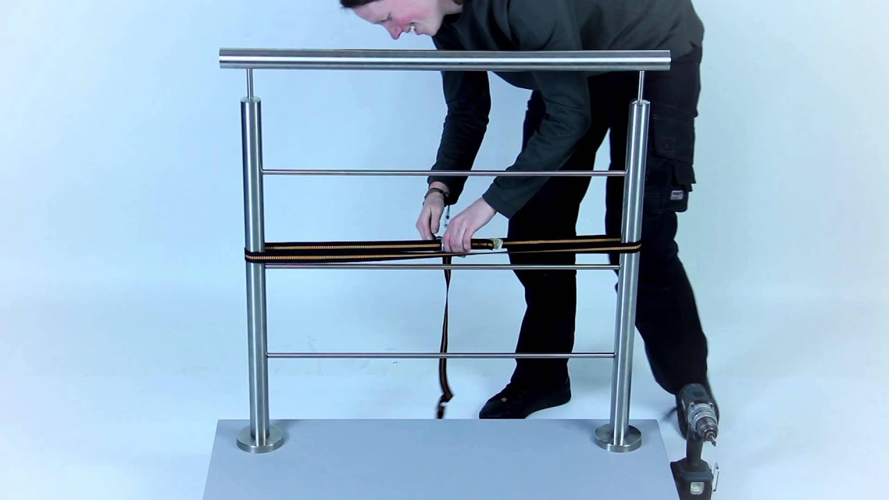 Montage INOX trapleuning - YouTube