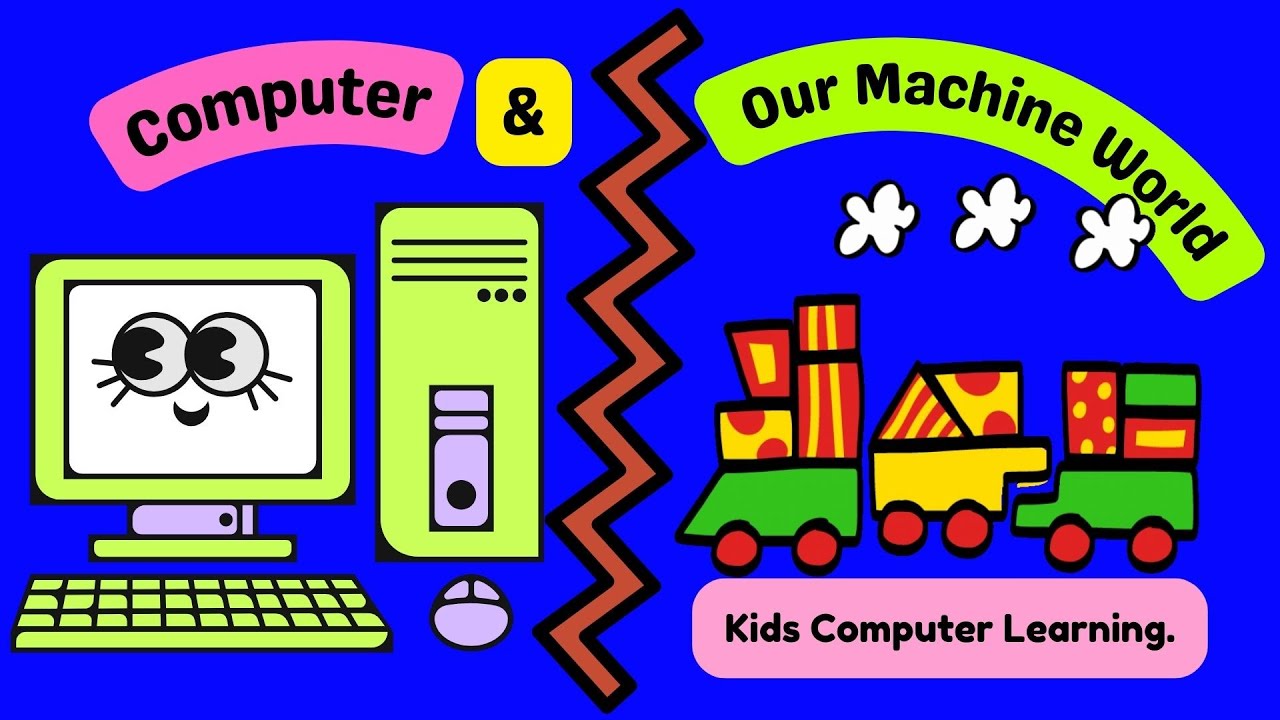🖥️ COMPUTER: A SMART MACHINE! Learn Types of Machines | Man made things ...