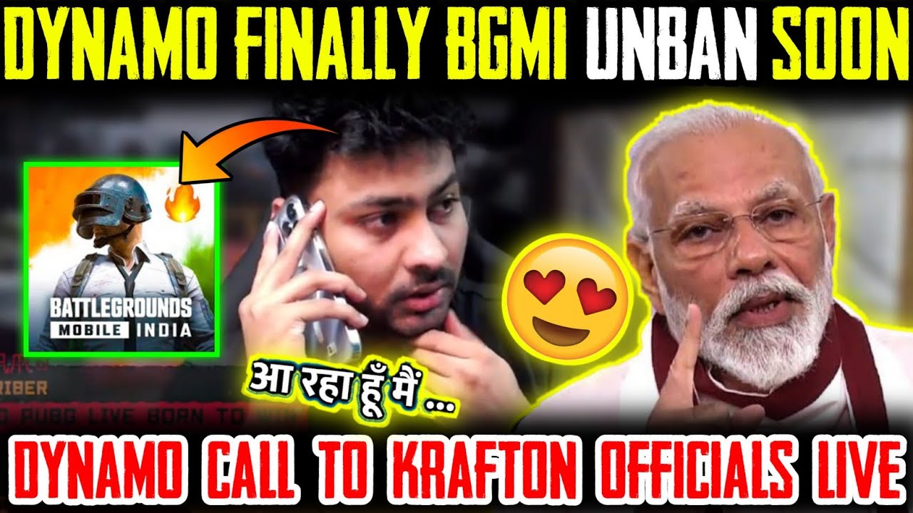 Dynamo Gaming Finally BGMI 😍 UNBAN Soon @DynamoGaming - YouTube