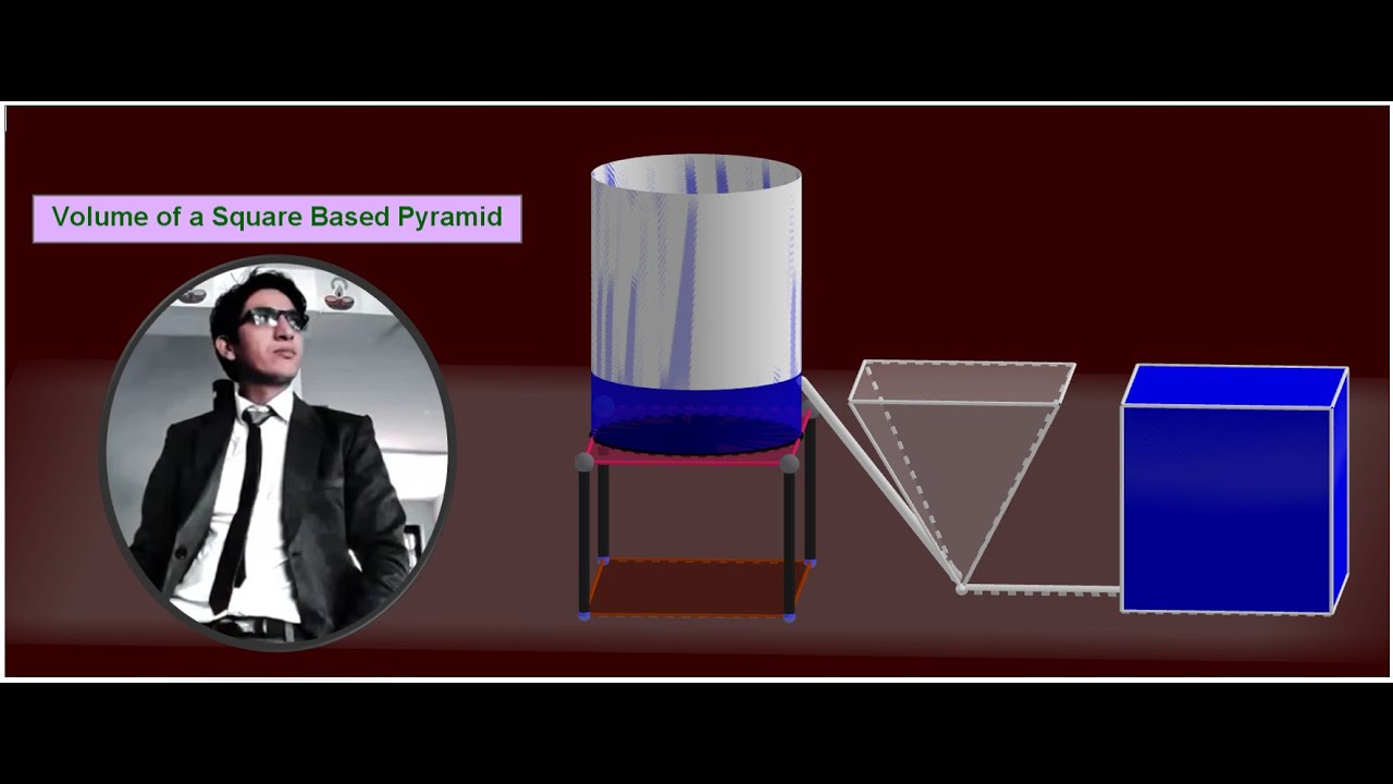 Visual Proof of Pyramid Volume Formula Using GeoGebra & Water - YouTube