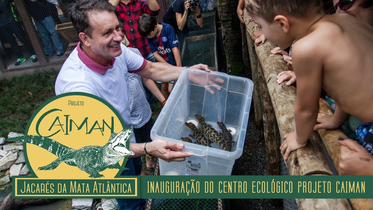 27 Outubro 2018 - Inauguração do Centro Ecológico Projeto Caiman - YouTube