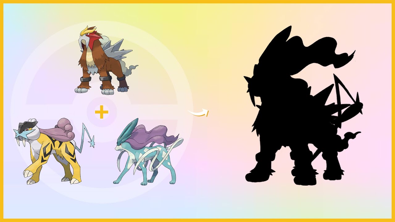 Pokemon Fusion | Entei + Suicune + Raikou | Legendary Dog Pokemon - YouTube