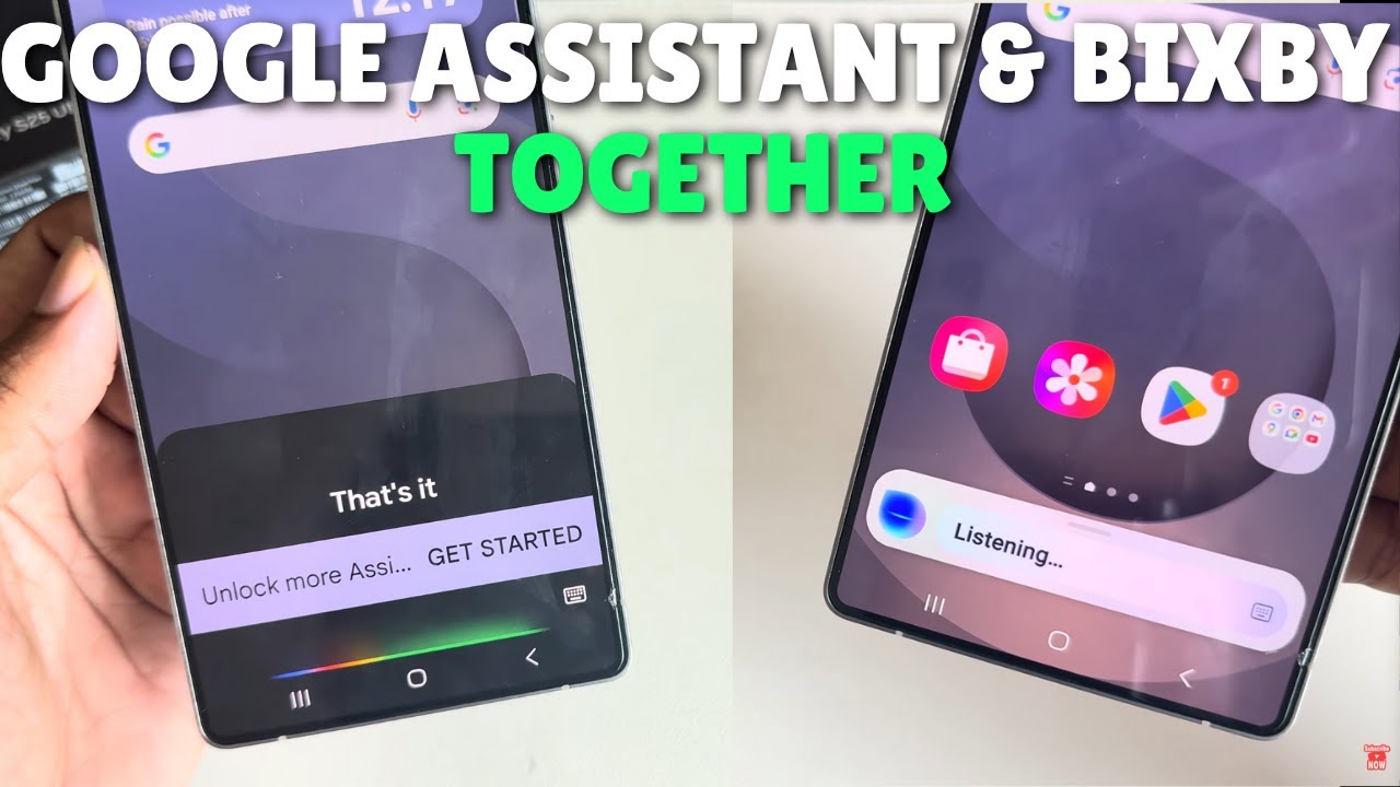 How to use both Bixby and Google Assistant? - YouTube