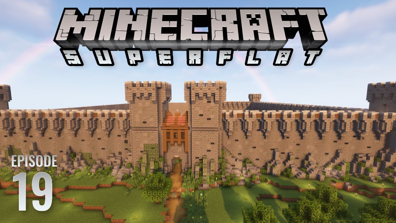 Castle Decorations | Minecraft Superflat #19 - YouTube