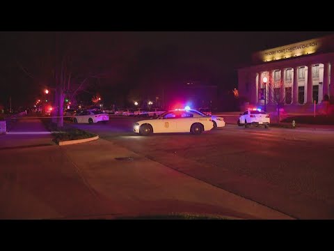 Large police presence near 13th and Delaware - YouTube