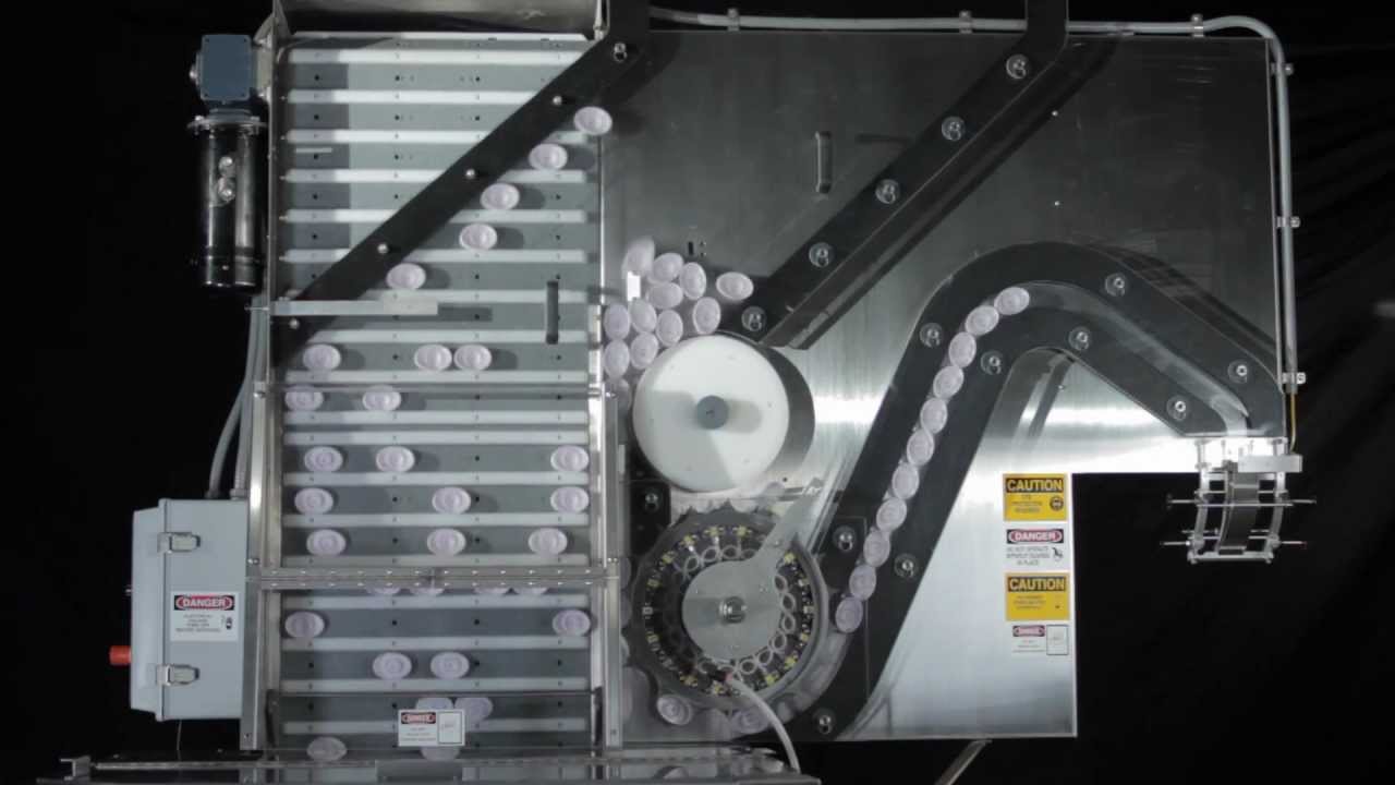 Pack West Machinery - Cap Orienting System for Oval Caps - YouTube