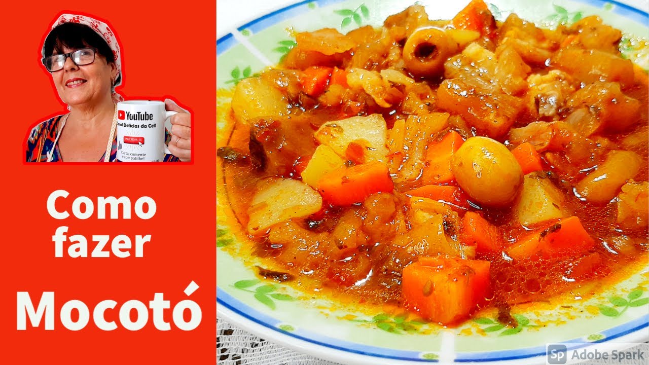 COMO FAZER MOCOTÓ. Receita de mocotó simples e fácil. Mocotó com batata ...