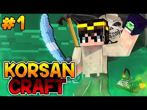 KORSAN OLDUK!! | KorsanCraft | Minecraft | Bölüm 1