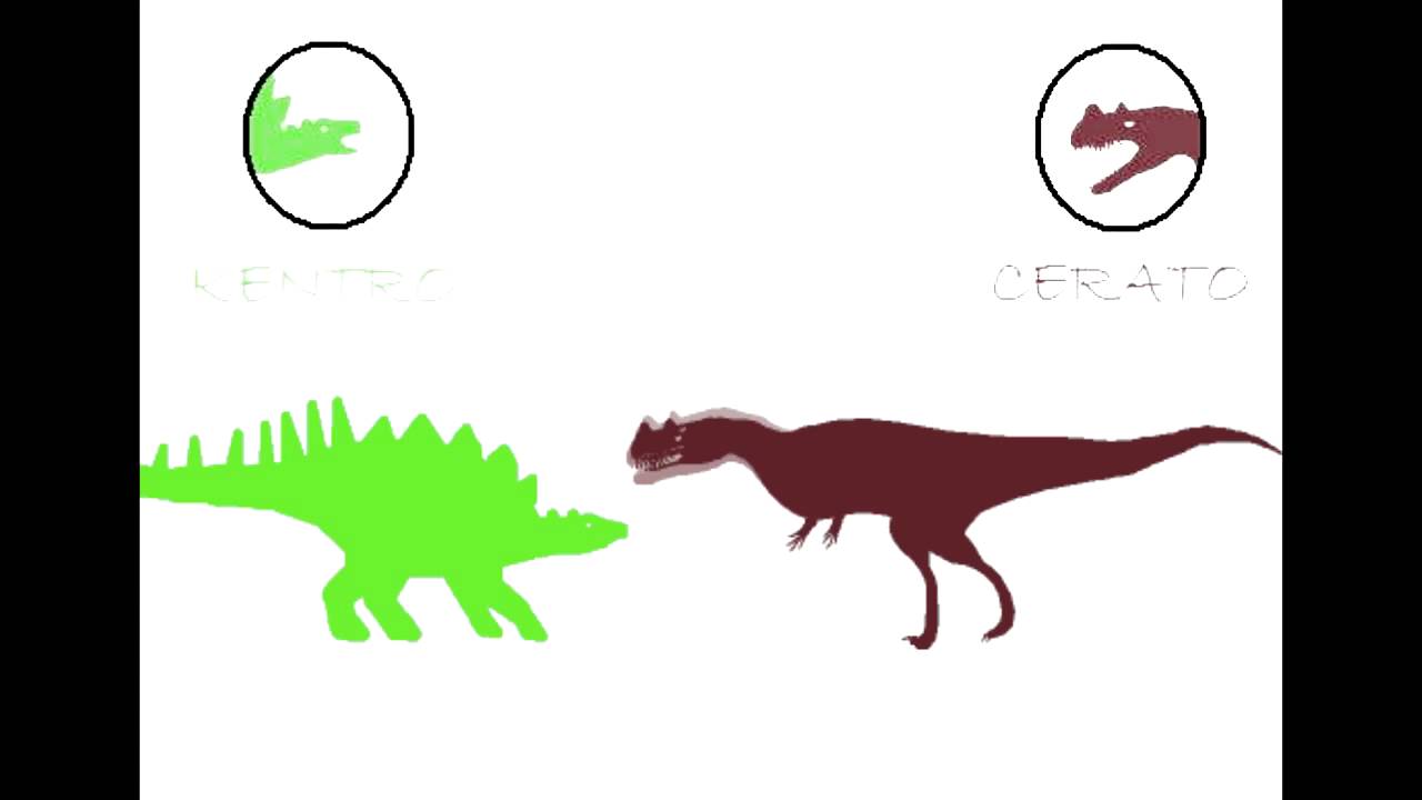 Ceratosaurus nasicornis vs Kentrosaurus aethiopicus - YouTube