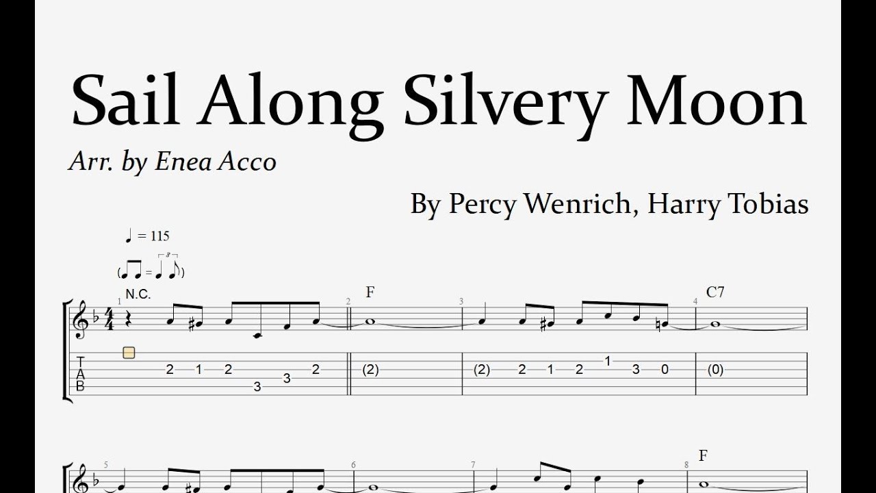 Sail Along Silvery Moon - YouTube