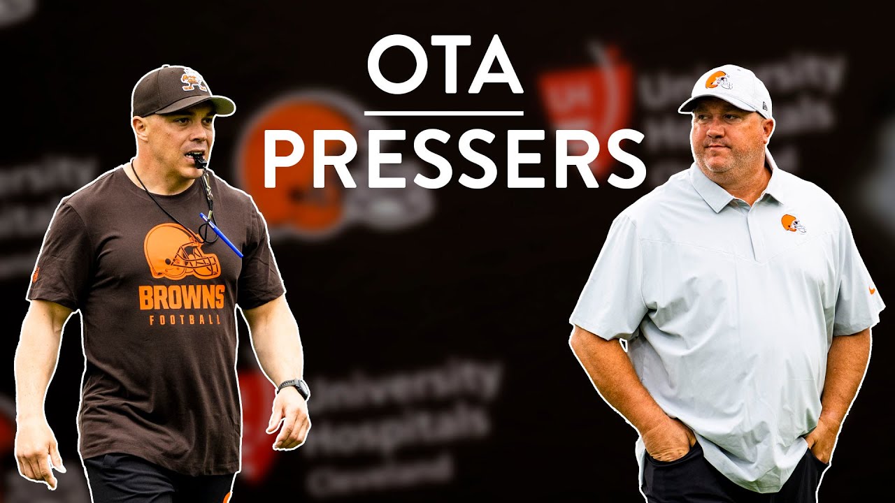 Alex Van Pelt and Bubba Ventrone OTA Press Conferences | Cleveland ...