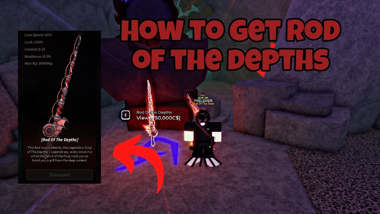 HOW TO GET ROD OF THE DEPTHS [Fisch Roblox] - YouTube