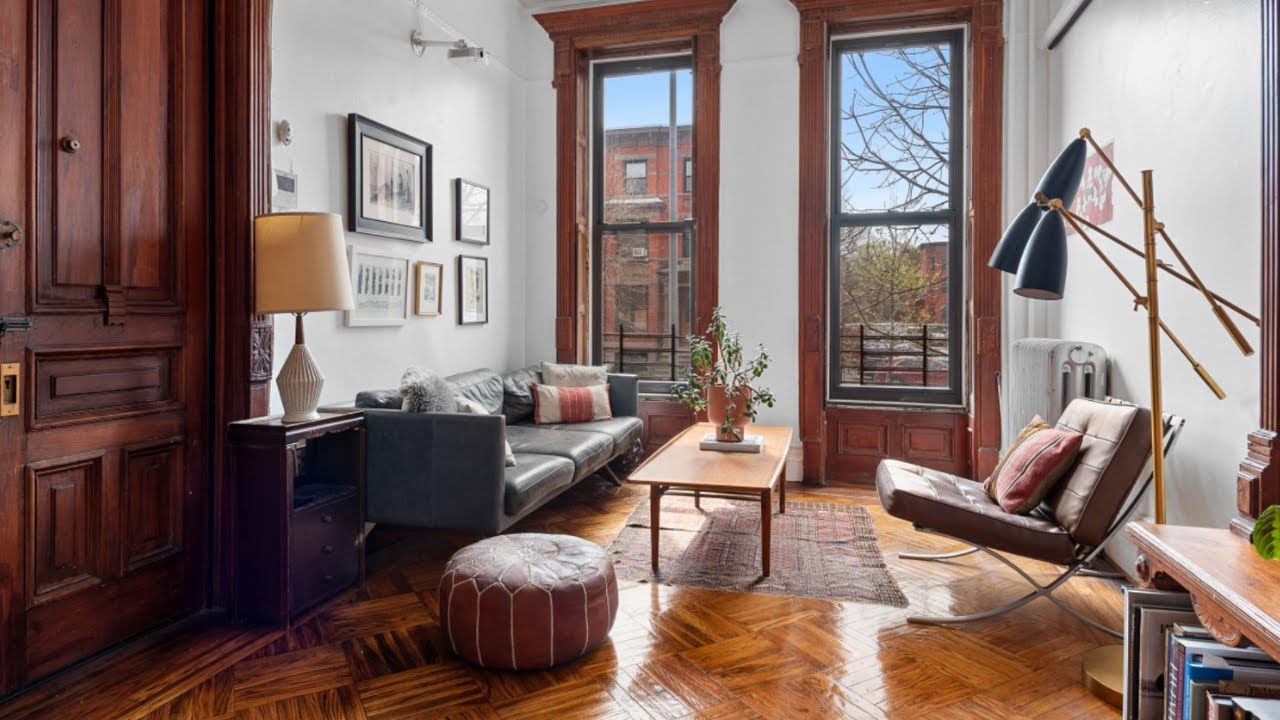 INSIDE a HISTORIC 1889 BROOKLYN BROWNSTONE | 123A Halsey St | SERHANT ...
