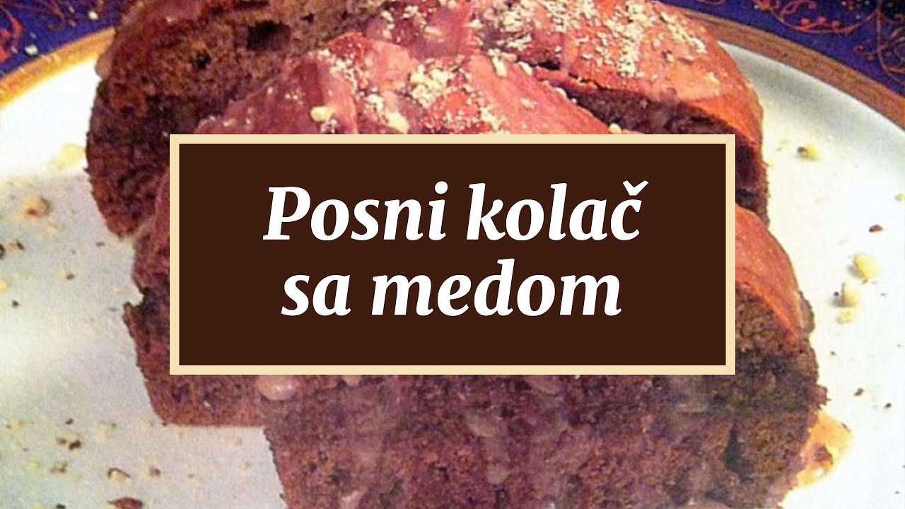 Posni kolač sa medom - YouTube