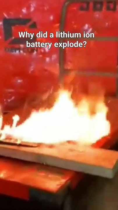 Why did a lithium ion battery explode? - YouTube