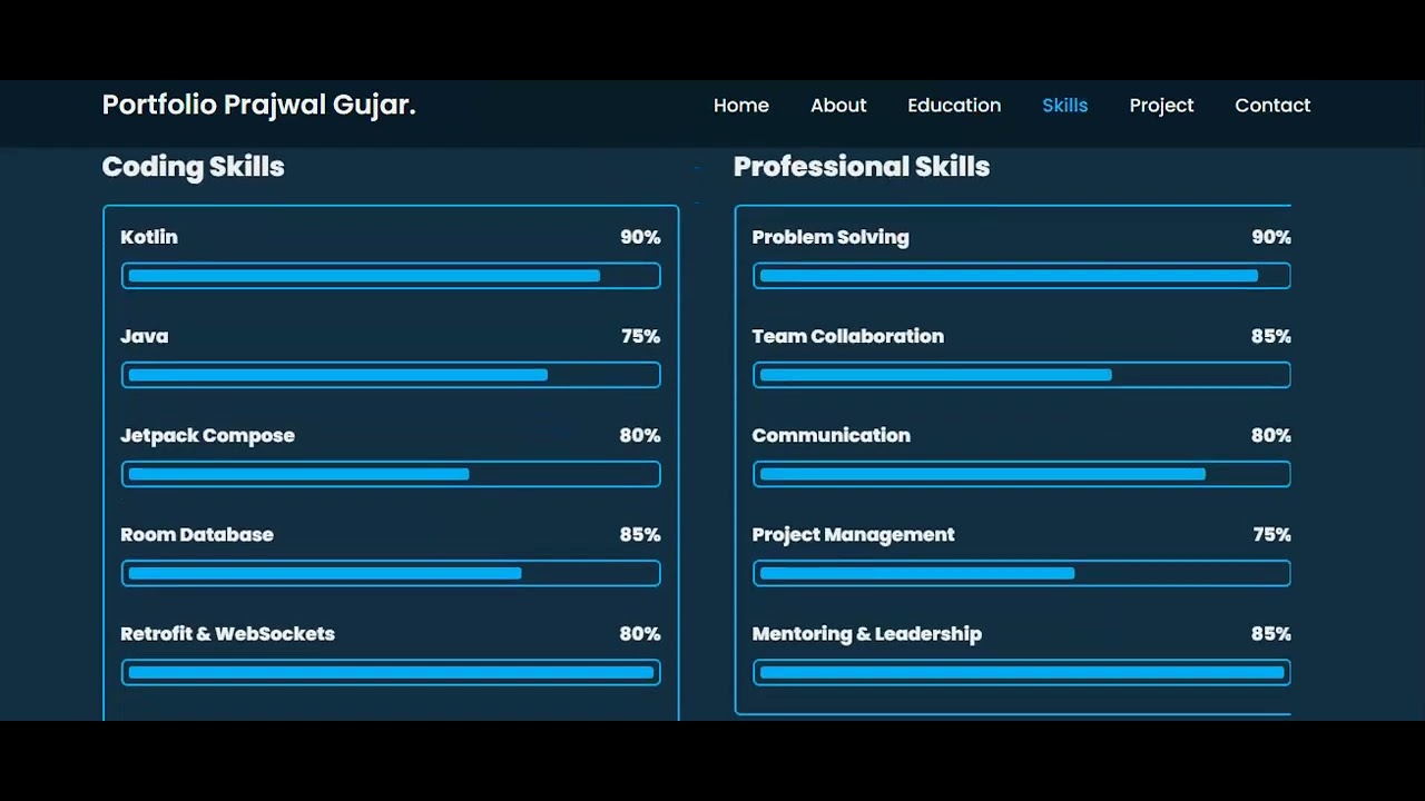 Android Developer Portfolio Animated - YouTube