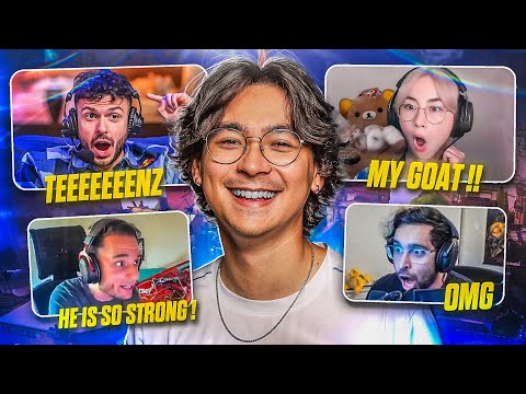 10 MINUTES OF STREAMERS SHOCKED BY TENZ BEST MOMENTS