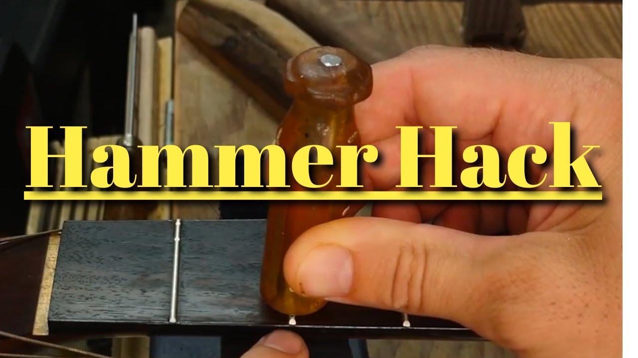 DIY Guitar Fret Hammer tool; An easy way to seat a popped up fret ...