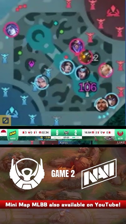 [Mini Map] BTR vs NAVI - Game 2 - Week 3 Day 3 - Regular Season - MPL ID S15 - YouTube