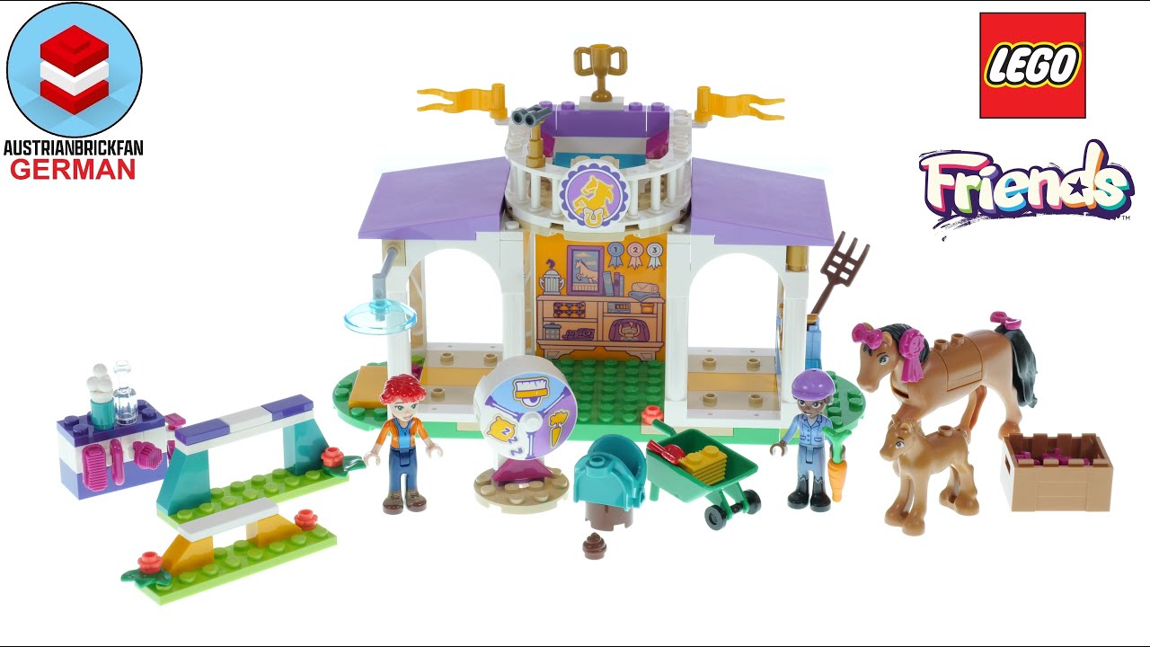 LEGO Friends 41746 Reitschule - LEGO Speed Build Review - YouTube