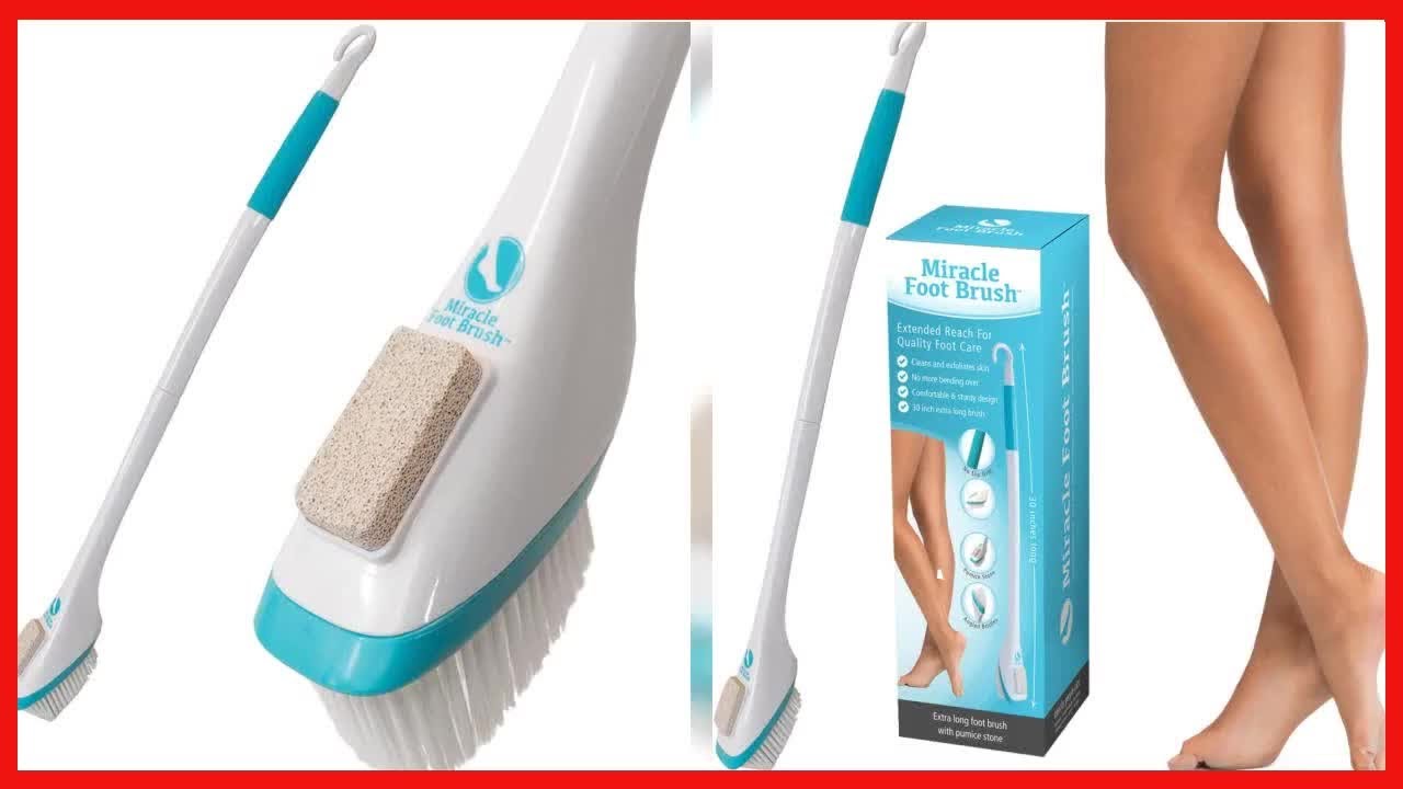 New Product Solutions TOE094 Miracle Foot Brush with Pumice Stone ...