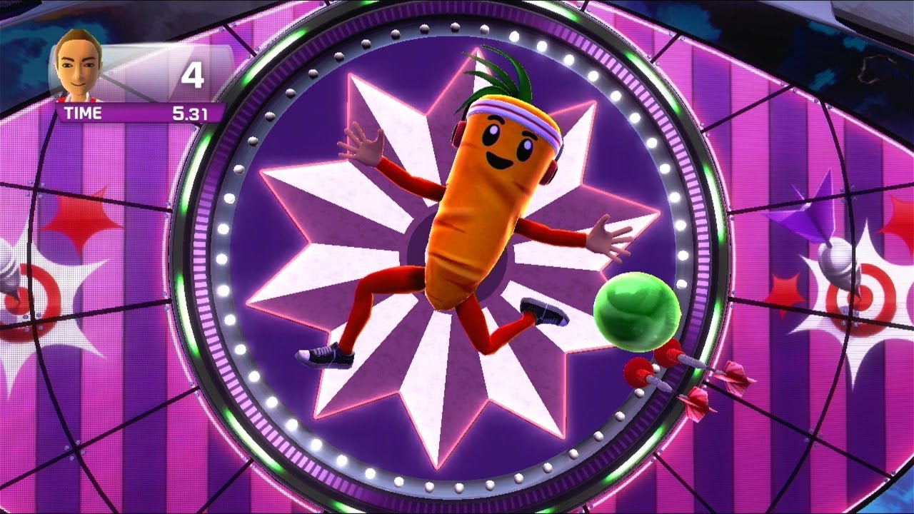 XBOX360 - Kinect - Pop The baloon Game - Kids Physical activity - YouTube