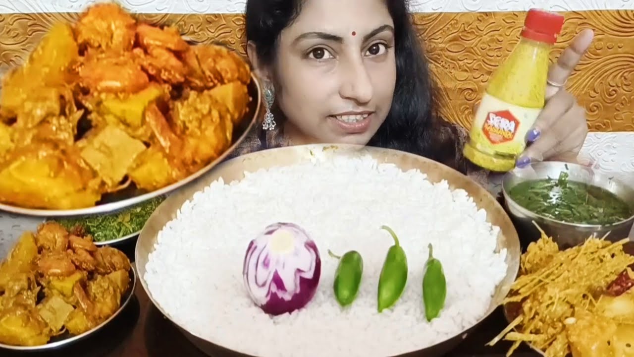 THANDA PANTABHAT- WATER RICE- ICE BIRYANI WITH AMAZING TYPES OF FOOD ...