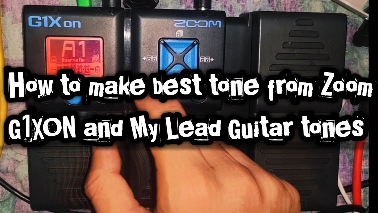 How to make best possible Guitar tone from Zoom G1Xon |My Guitar Tones ...