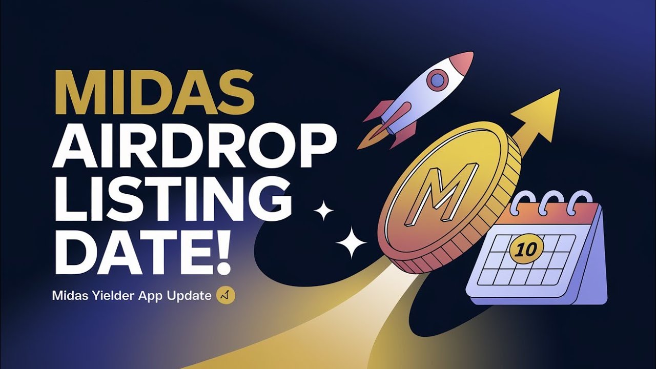 Midas airdrop listing date || Midas yielder App || Midas Yielder App ...