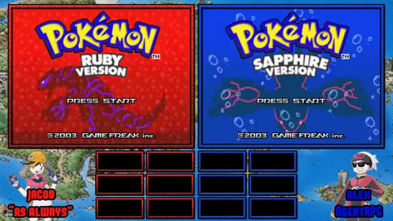 Pokemon Ruby and Sapphire Split-Screen Randomizer Nuzlocke Episode 1 ...