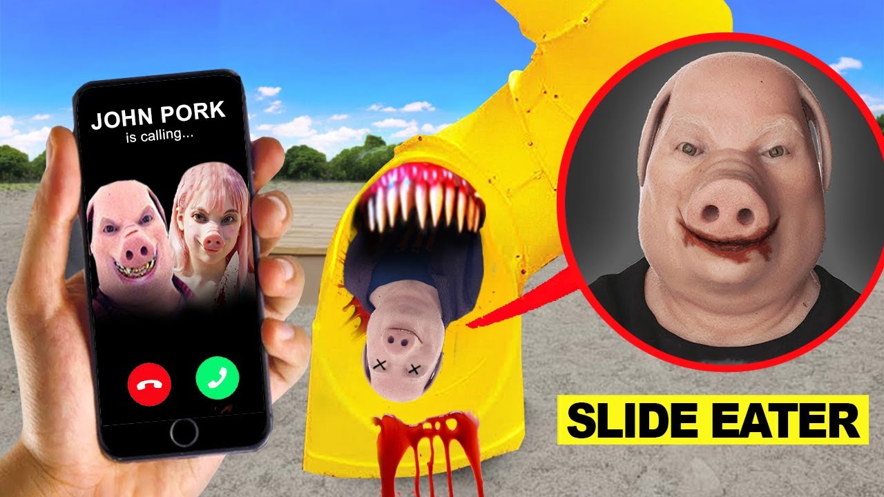 DROHNE ÜBERWACHT SLIDE EATER UND JOHN PORK MIT LOLA PORK AUF KAMERA UM ...