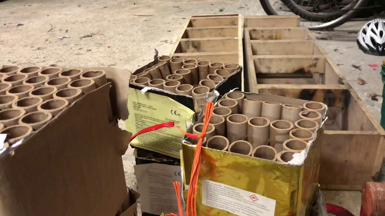 Professional pyro for small display - YouTube