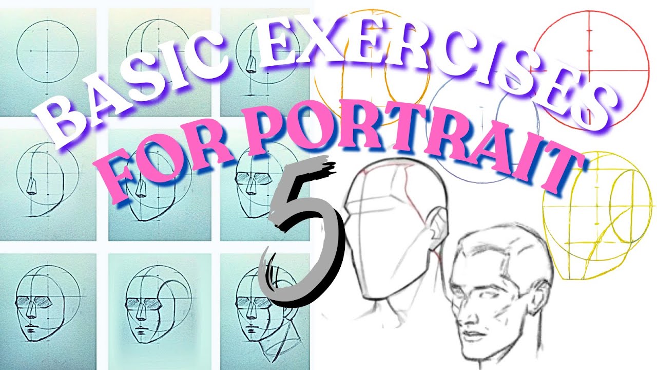 Learn the Loomis Method and draw the head from a 3/4 perspective part 2 ...