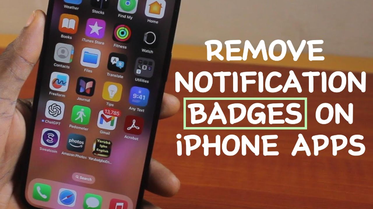 How to Remove Notification Badges Numbers on iPhone Apps - YouTube