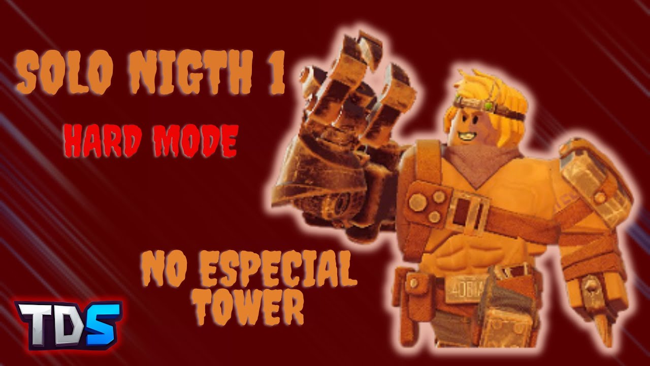 NIGHT 1 SOLO HARD MODE TRIUMPH NO SPECIAL TOWERS | HALLOWEEN EVENT ...