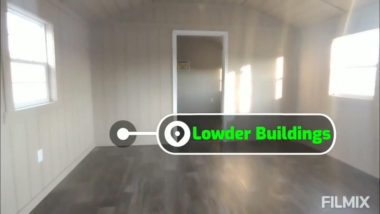 Cottage Style Deluxe Aframe Fully insulated with Linoleum floor option - YouTube