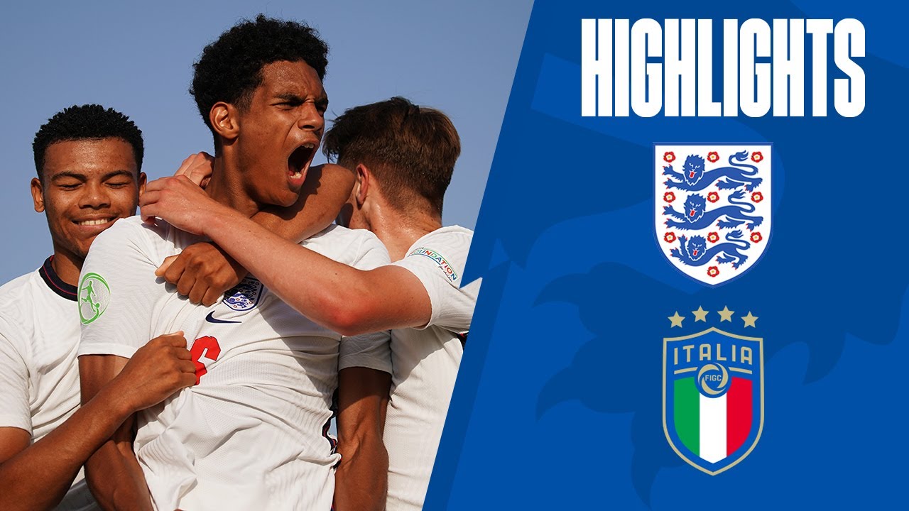 England U19 2-1 Italy U19 | Young Lions Book Under-19 Euros Final ...