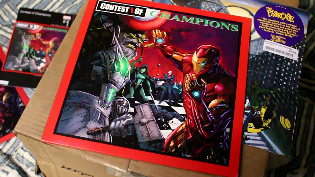 Liquid Swords Marvel Edition Vinyl Unboxing - YouTube