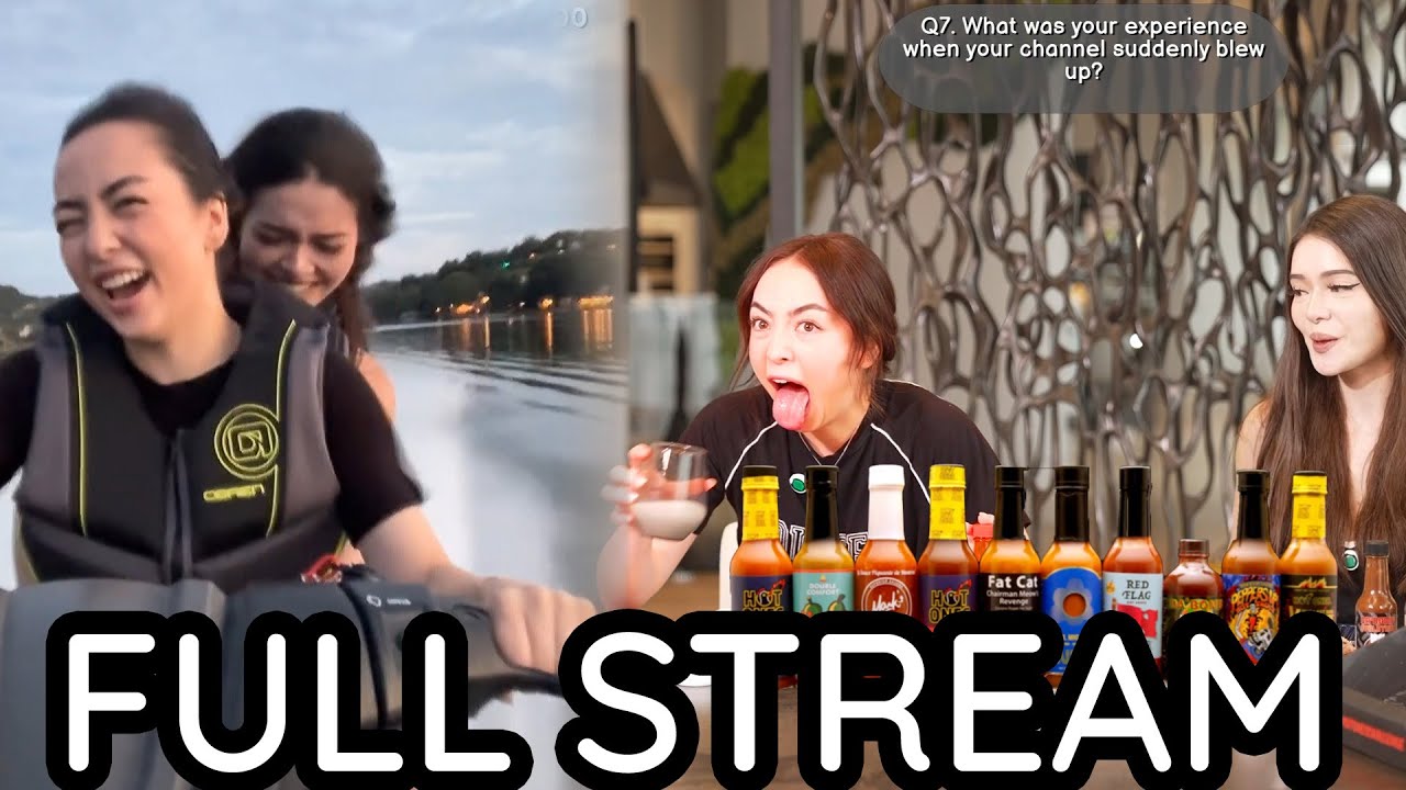 [9-29-25] 🔥🌶️ Sakura Does Hot Ones Segment And Rides Jet Ski W ...