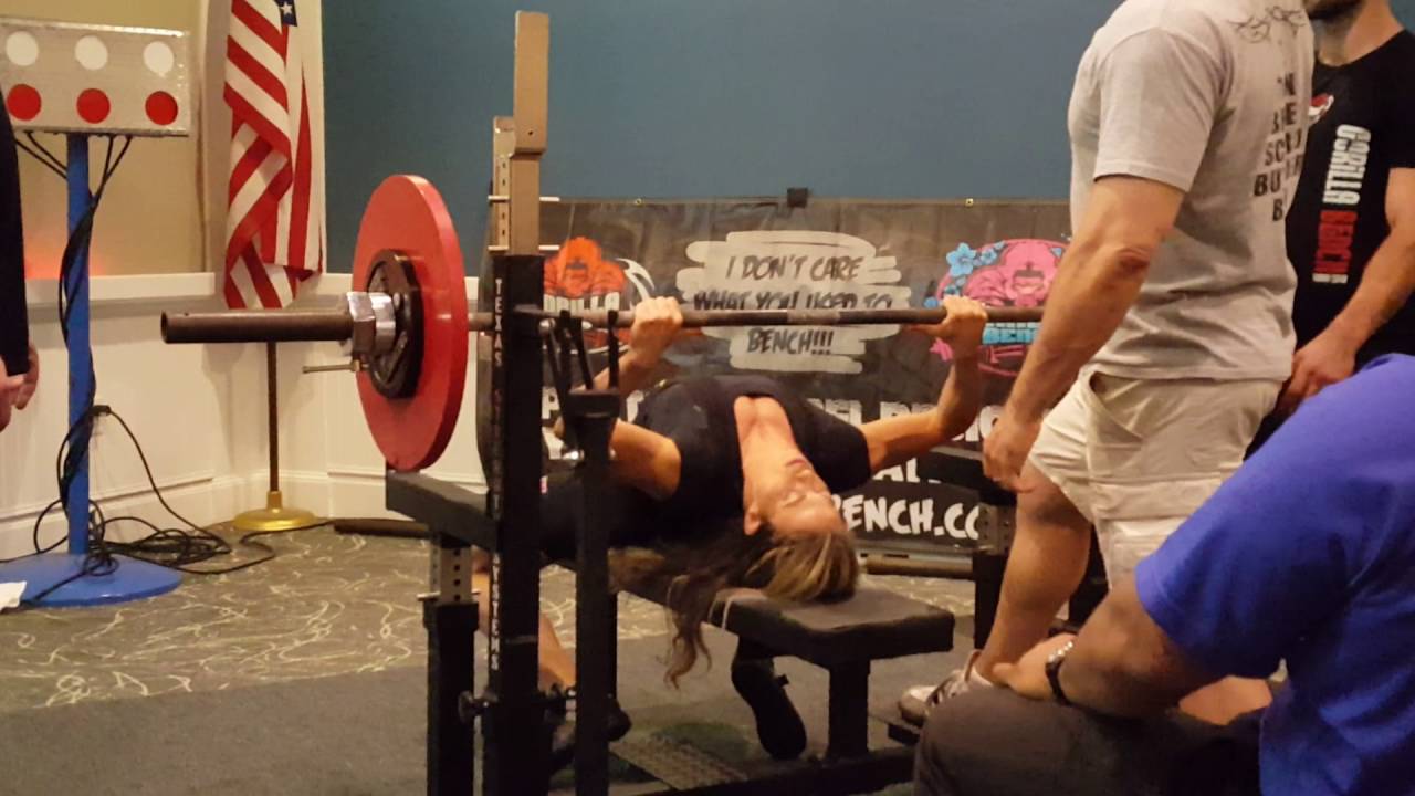 2016 USPA - Raw - Jessica Cockreham 1st Attempt Bench Press - 187.39lbs ...