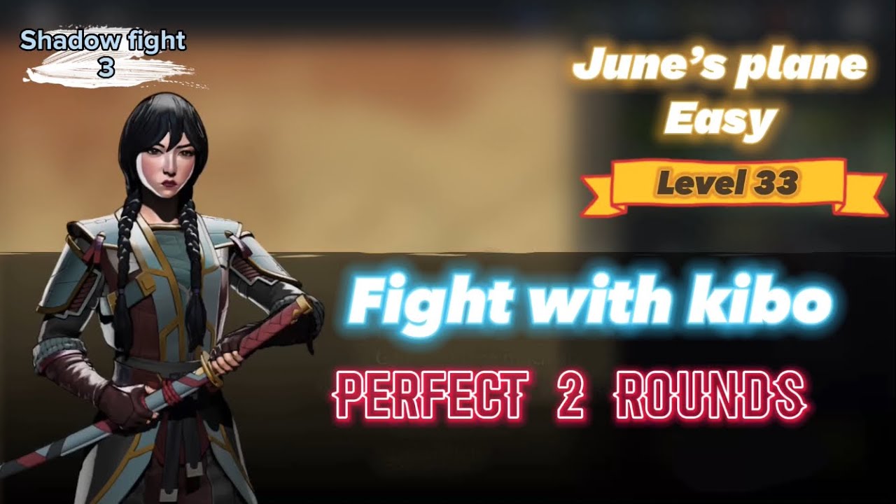 Shadow Fight 3 Official JUNE’S Plane Easy - Fight with KIBO - Level 33 ...