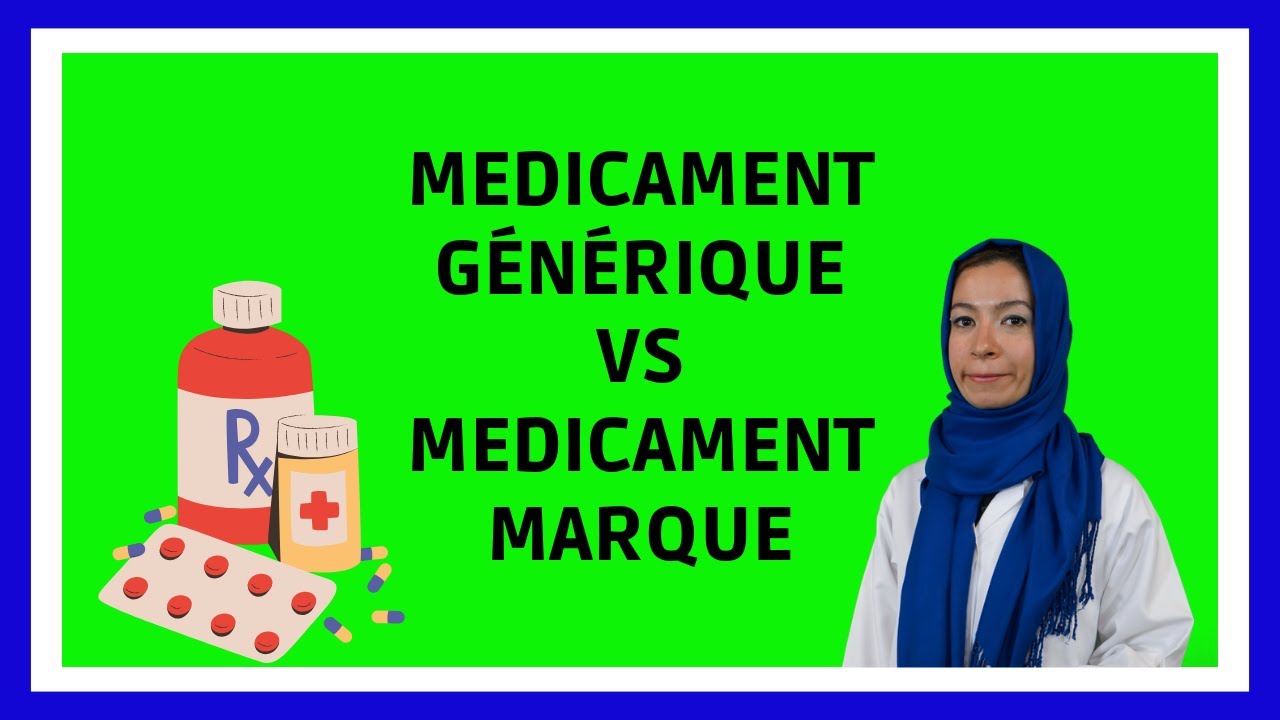 Difference Médicament Générique et Médicament Princeps - YouTube