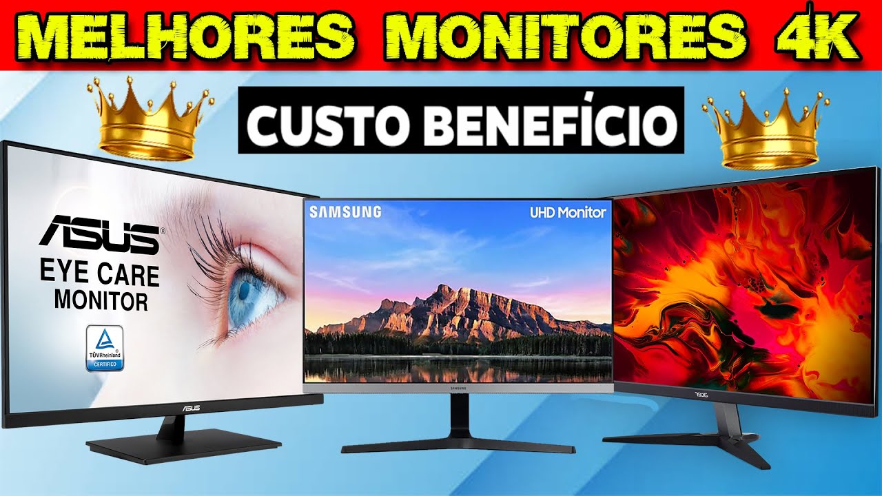 Top 7 Melhores Monitores 4k Até 3000 Reais Para Comprar Em 2025- Do ...