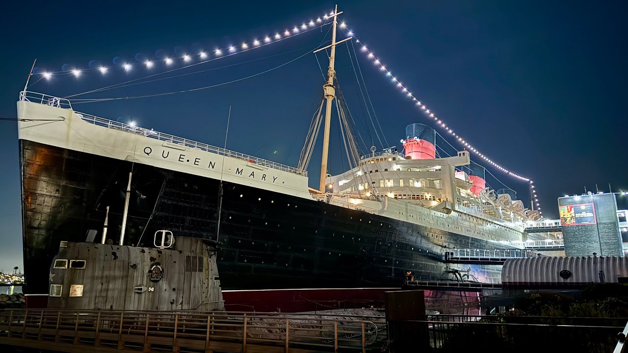 Queen Mary Tour, Long Beach California - YouTube