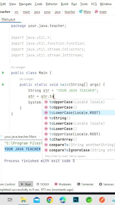Touppercase Tolowercase Method In Java String Class Coding Java Like Programing Shorts